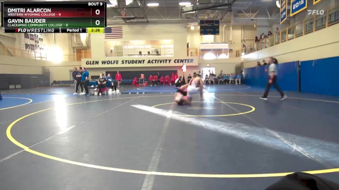 141 lbs Finals (8 Team) - Dmitri Alarcon, Western Wyoming College vs ...