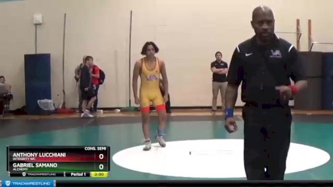 126 lbs Cons. Semi - Anthony Lucchiani, Integrity WC vs Gabriel Samano ...