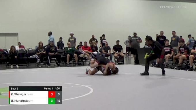 106 lbs Round 2 (6 Team) - Domenic Munaretto, Dynasty vs Kane Shawger ...