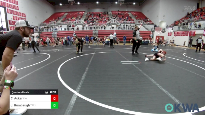 64 lbs Quarterfinal - Camden Acker, Elgin Wrestling vs James Rumbaugh ...