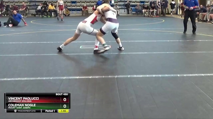 126 lbs 1st Place Match - Coleman Nogle, Mount Saint Joseph vs Vincent ...