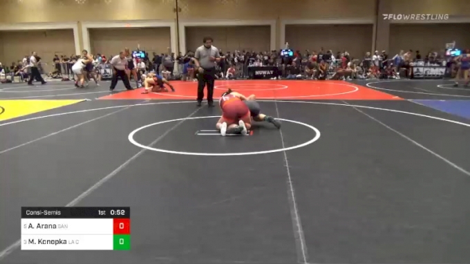 Match - Alyssa Arana, San Fernando Tigers vs Maddie Konopka, La Costa ...