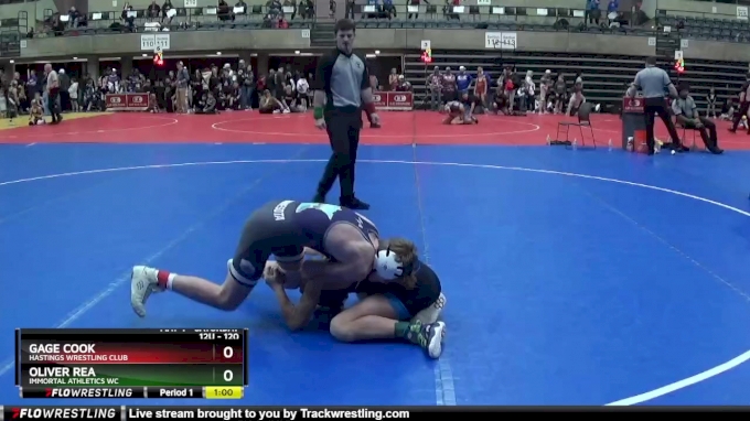 120 lbs 3rd Place Match - Gage Cook, Hastings Wrestling Club vs Oliver ...