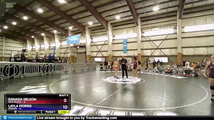 125 lbs Round 2 (6 Team) - Bailey Chafin, Oregon vs Aspen Rhodes, New ...