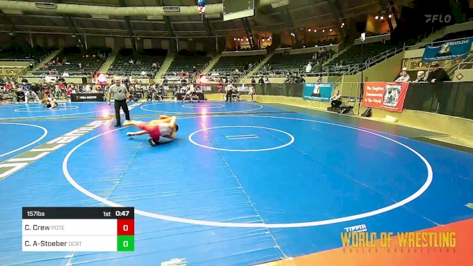 157 lbs Consi Of 8 #2 - Camden Crew, Poteau Pirates vs Christian Acosta ...