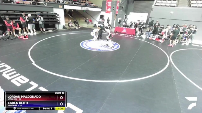 149 lbs Round 4 (10 Team) - Jordan Maldonado, KTWA-FR vs Caden Keith ...