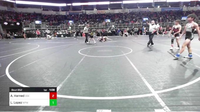 110 lbs Round Of 16 - Ayden Harned, Odessa vs Logan Lopez, Wolf Pack ...