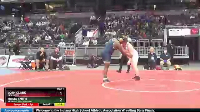 285 lbs Champ. Round 1 - Josh Clark, New Haven vs Hosia Smith ...