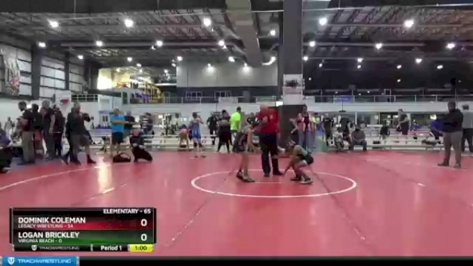 65 lbs 3rd Place Match - Dominik Coleman, Legacy Wrestling vs Logan ...