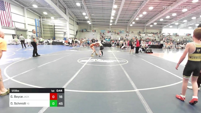 120 lbs Rr Rnd 2 - Gage Boyce, Jacket Wrestling Club vs Owen Schmidt ...