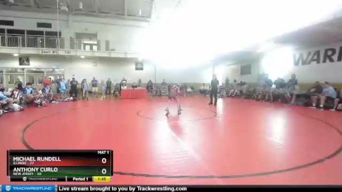 71 lbs Placement Matches (16 Team) - Michael Rundell, Illinois vs ...