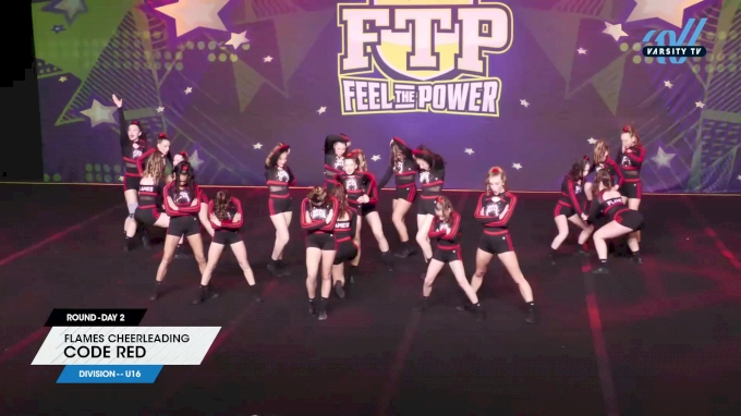Flames Cheerleading - Code Red [2025 L3 - U16 Day 2] 2025 Feel The Power