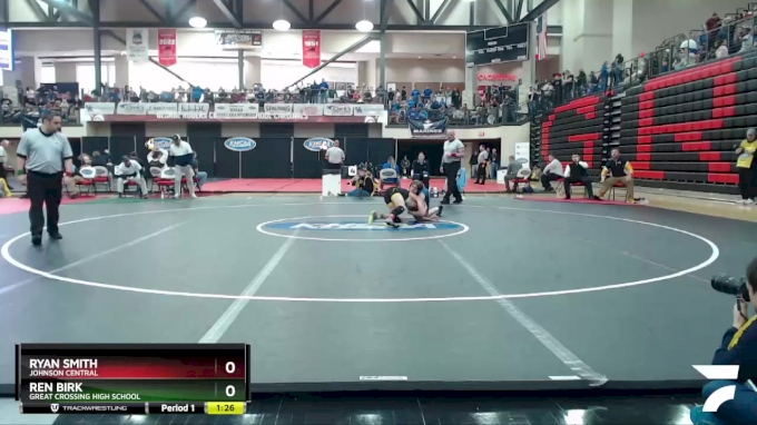 113 lbs Semifinal - Ryan Smith, Johnson Central vs Ren Birk, Great ...