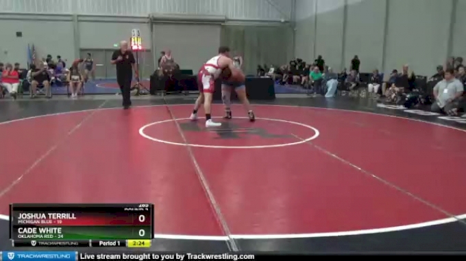 285 lbs Round 3 (8 Team) - Joshua Terrill, Michigan Blue vs Cade White ...