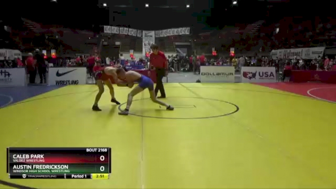 132 lbs Semifinal - Caleb Park, Valdez Wrestling vs Austin Fredrickson ...