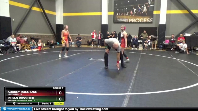 130 lbs Round 3 (6 Team) - Regan Rosseter, Nebraska Vipers Scarlet vs ...