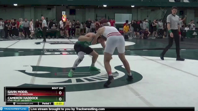 165 lbs Cons. Round 4 - Gavin Model, University Of Wisconsin vs Cameron ...