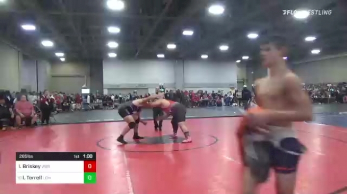 285 lbs Consi Of 8 #2 - Ian Briskey, Weber vs Isaac Terrell, Lehi