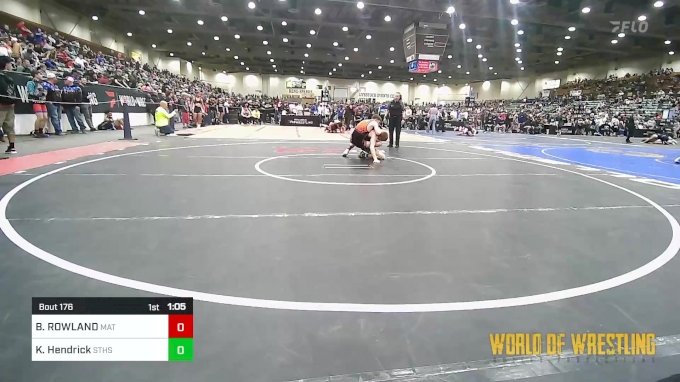 145 lbs Round Of 16 - BRYCE ROWLAND, Mat Demon Wrestling Club vs Kash ...