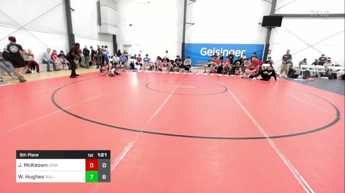 95 lbs 5th Place - Jp McKeown, Gold Medal WC vs William Hughes, Bull ...