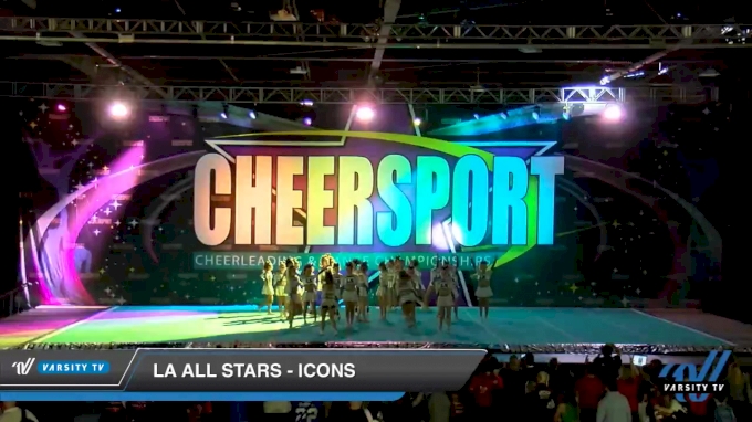 LA All Stars - Icons [2020 Senior Medium 4 Day 1] 2020 CHEERSPORT ...