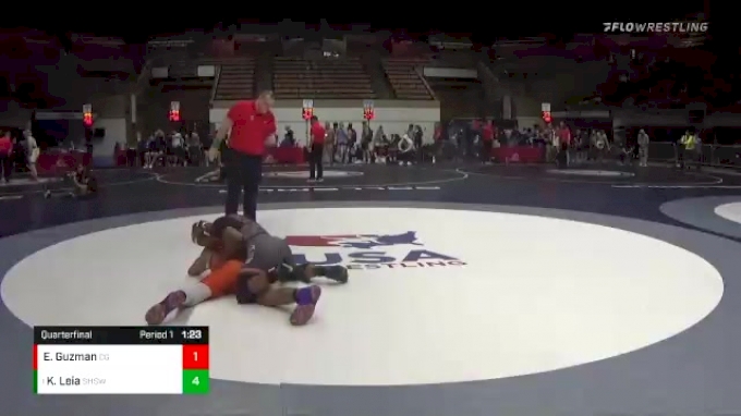 145 lbs Quarterfinal - Kimo Leia, Selma High School Wrestling vs Elijah ...