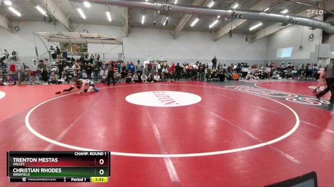 126 lbs Champ. Round 1 - Christian Rhodes, Widefield vs Trenton Mestas ...