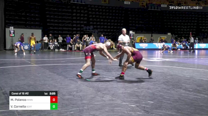 141 lbs Consi Of 16 #2 - Marcos Polanco, Minnesota vs Vince Cornella ...