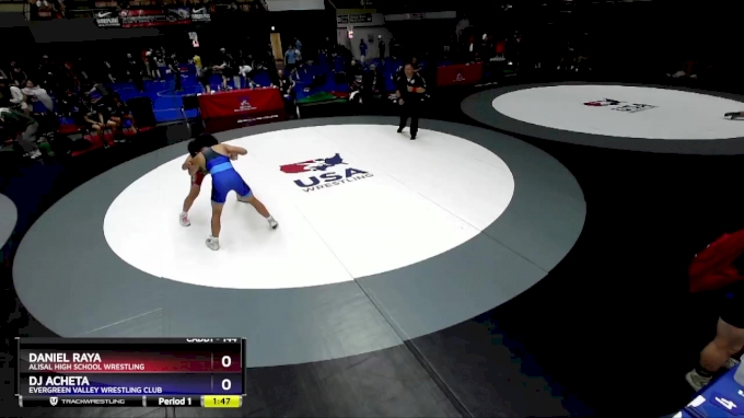 144 lbs 7th Place Match - Daniel Raya, Alisal High School Wrestling vs ...