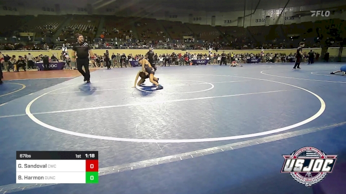 67 lbs Final - Graham Sandoval, Cowboy Wrestling Club vs Brodie Harmon ...
