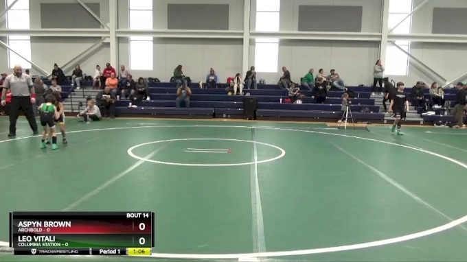 45 lbs Round 5 (6 Team) - Aspyn Brown, Archbold vs Leo Vitali, Columbia ...