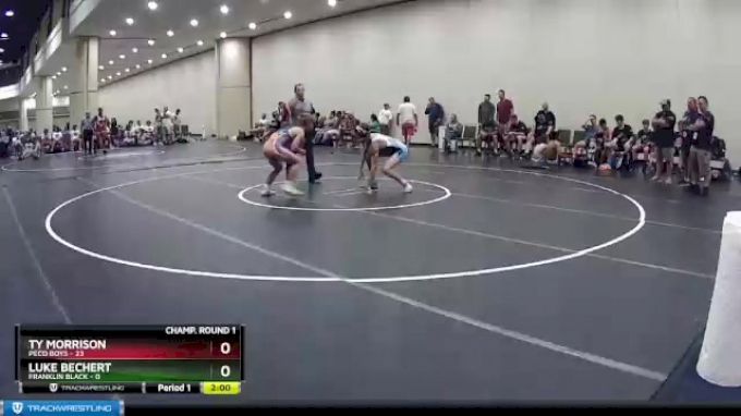 132 lbs Champ - Round 1 (16 Team) - Ty Morrison, PECO Boys vs Luke ...