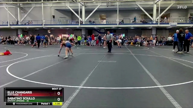 105 lbs Round 6 (10 Team) - Sabatino Sciullo, Upstate Uprising vs Elle ...