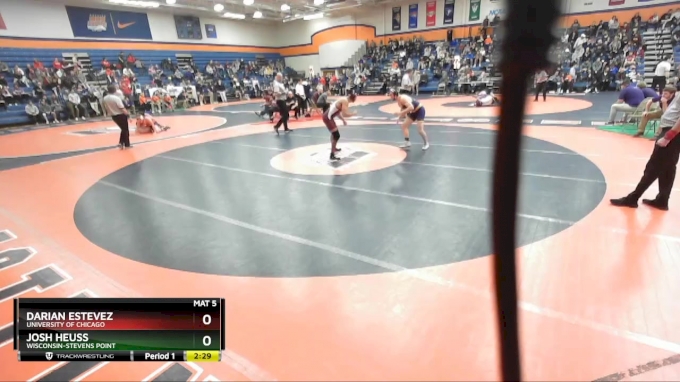 165 lbs Champ. Round 1 - Josh Heuss, Wisconsin-Stevens Point vs Darian ...