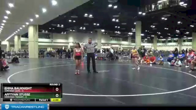 100 lbs Round 2 (10 Team) - Emma Bauknight, Suncoast Gems vs Afftynn ...