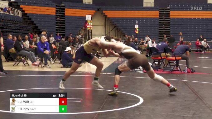 184 lbs Round Of 16 - Jack Wilt, Lehigh vs David Key, Navy