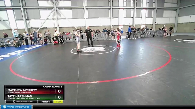 74 lbs Champ. Round 2 - Tate Harshman, Sumner Panthers Jr. Wrestling vs ...