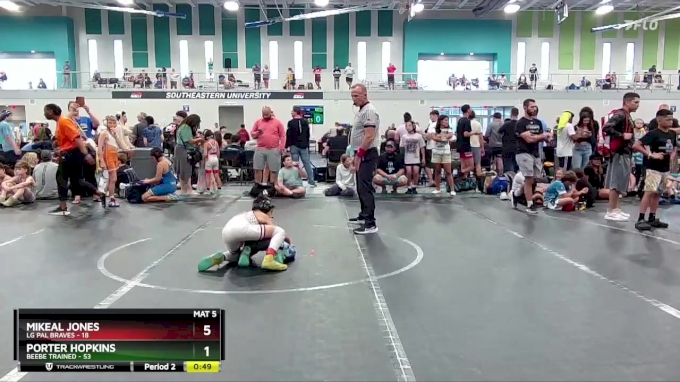 64-68 lbs Cons. Semi - Mikeal Jones, LG PAL Braves vs Porter Hopkins ...