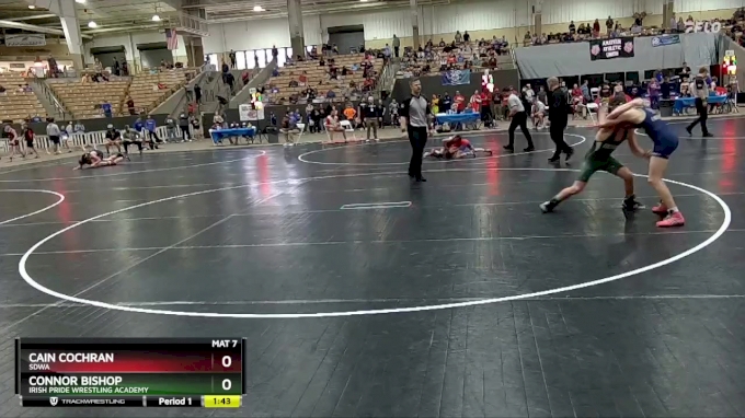 115 lbs Champ. Round 1 - Cain Cochran, SDWA vs Connor Bishop, Irish ...