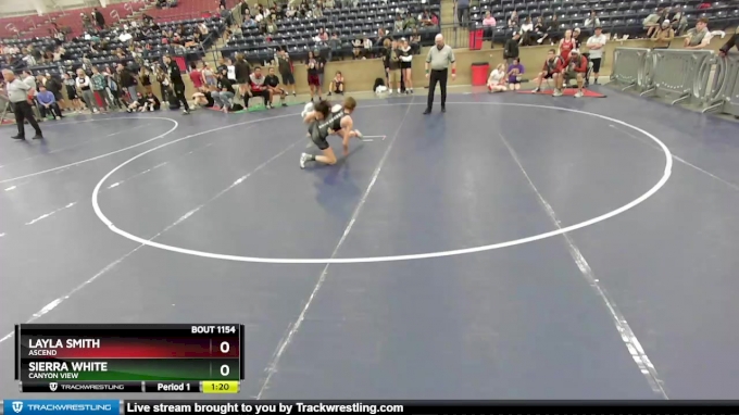 110 lbs Cons. Round 1 - Layla Smith, Ascend vs Sierra White, Canyon View