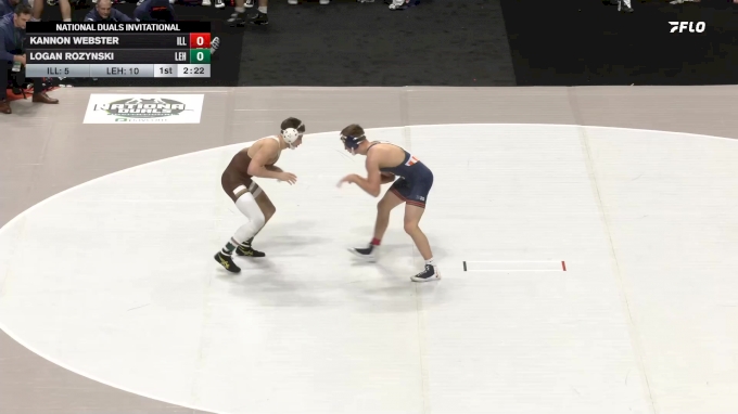 157 lbs 2nd Wrestleback (16 Team) - Logan Rozynski, Lehigh vs Kannon ...
