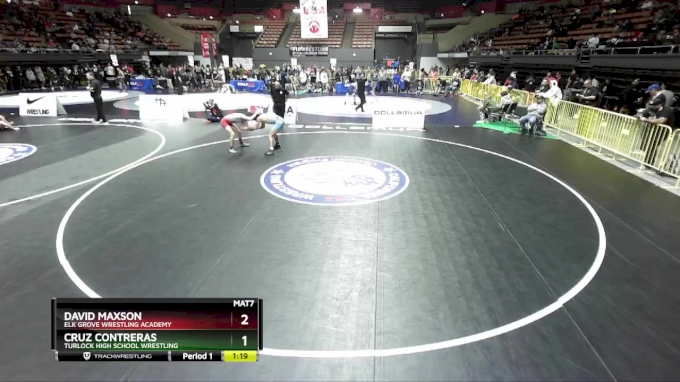 120 lbs Champ. Round 1 - Cruz Contreras, Turlock High School Wrestling ...