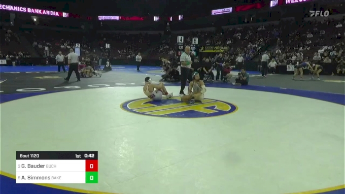 138 lbs 3rd Place - Gavin Bauder, Buchanan vs Aiden Simmons, Bakersfield