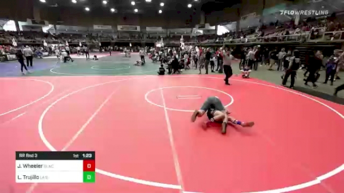 146 lbs Rr Rnd 3 - Jameson Wheeler, Black Fox vs Logan Trujillo, La ...