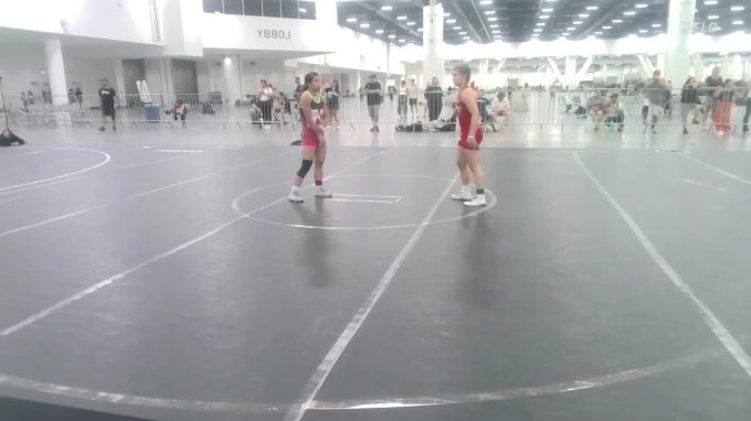 109 lbs Consi Of 8 #2 - Malia Quirante, Pounders WC vs Sophia Hennigh ...