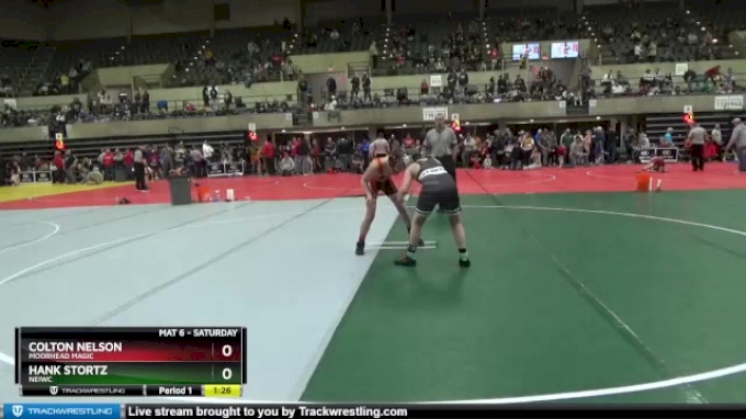 120 lbs Cons. Round 1 - Colton Nelson, Moorhead Magic vs Hank Stortz, NEIWC