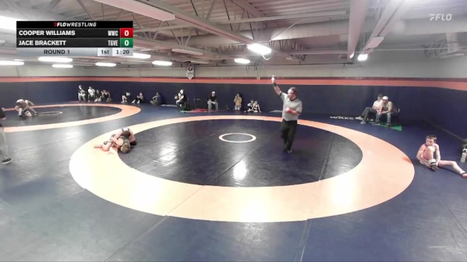 100-105 lbs Round 1 - Jace Brackett, Team Grand Valley Elite vs Cooper ...