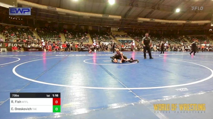 73 lbs Quarterfinal - Reece Fish, Well Trained vs Chandler Oreskovich ...