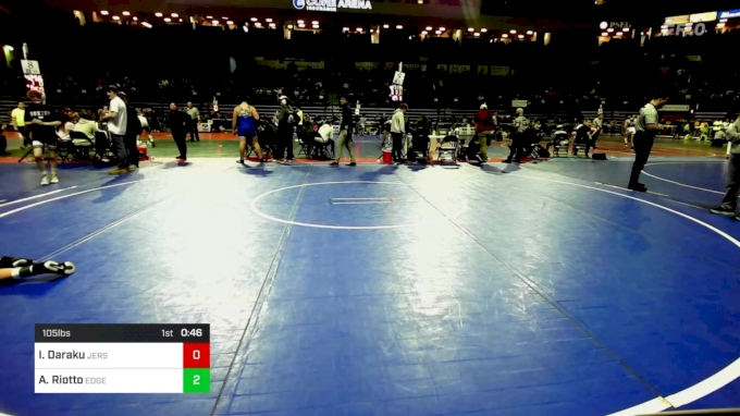 105 lbs Semifinal - Ilias Daraku, Jersey 74 vs Anthony Riotto, Edge ...
