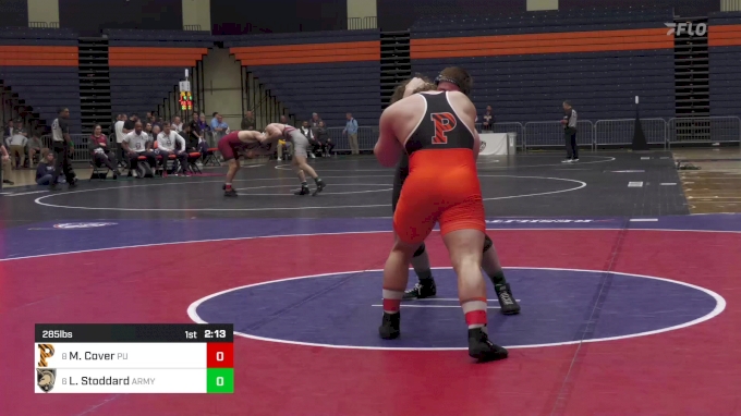 285 lbs Consolation - Matthew Cover, Princeton vs Lucas Stoddard, Army ...